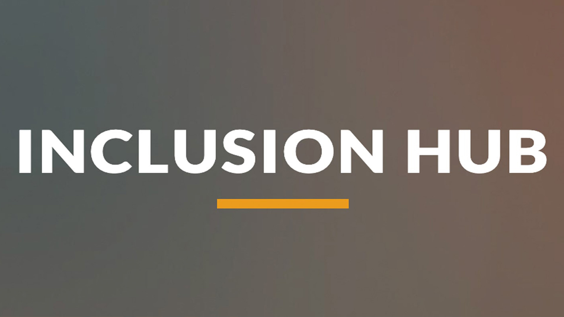 Inclusion Hub internal microsite