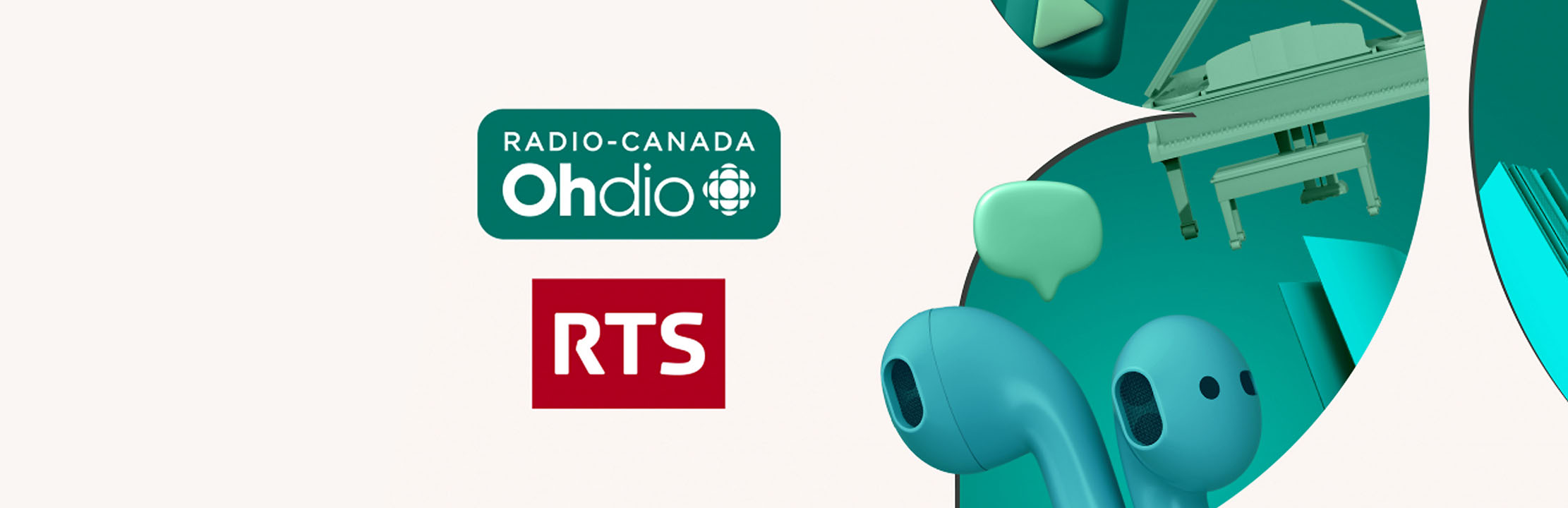 Radio-Canada and RTS partner up to share podcast content