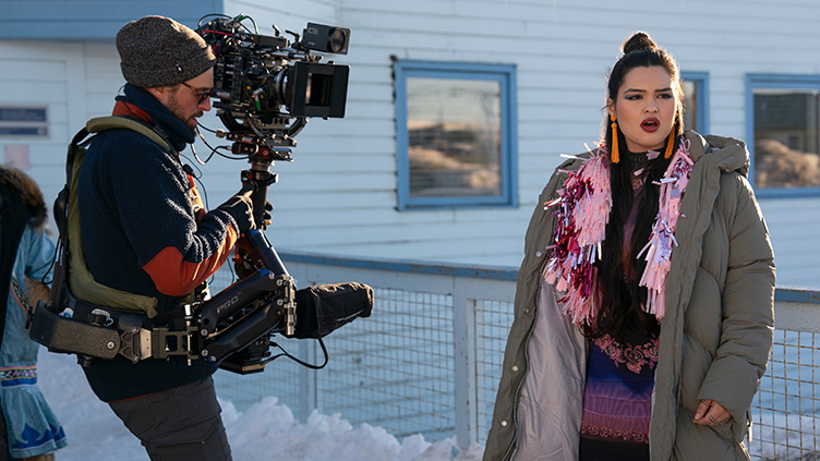 A photo montage showing film and series posters in a grid. The posters ...