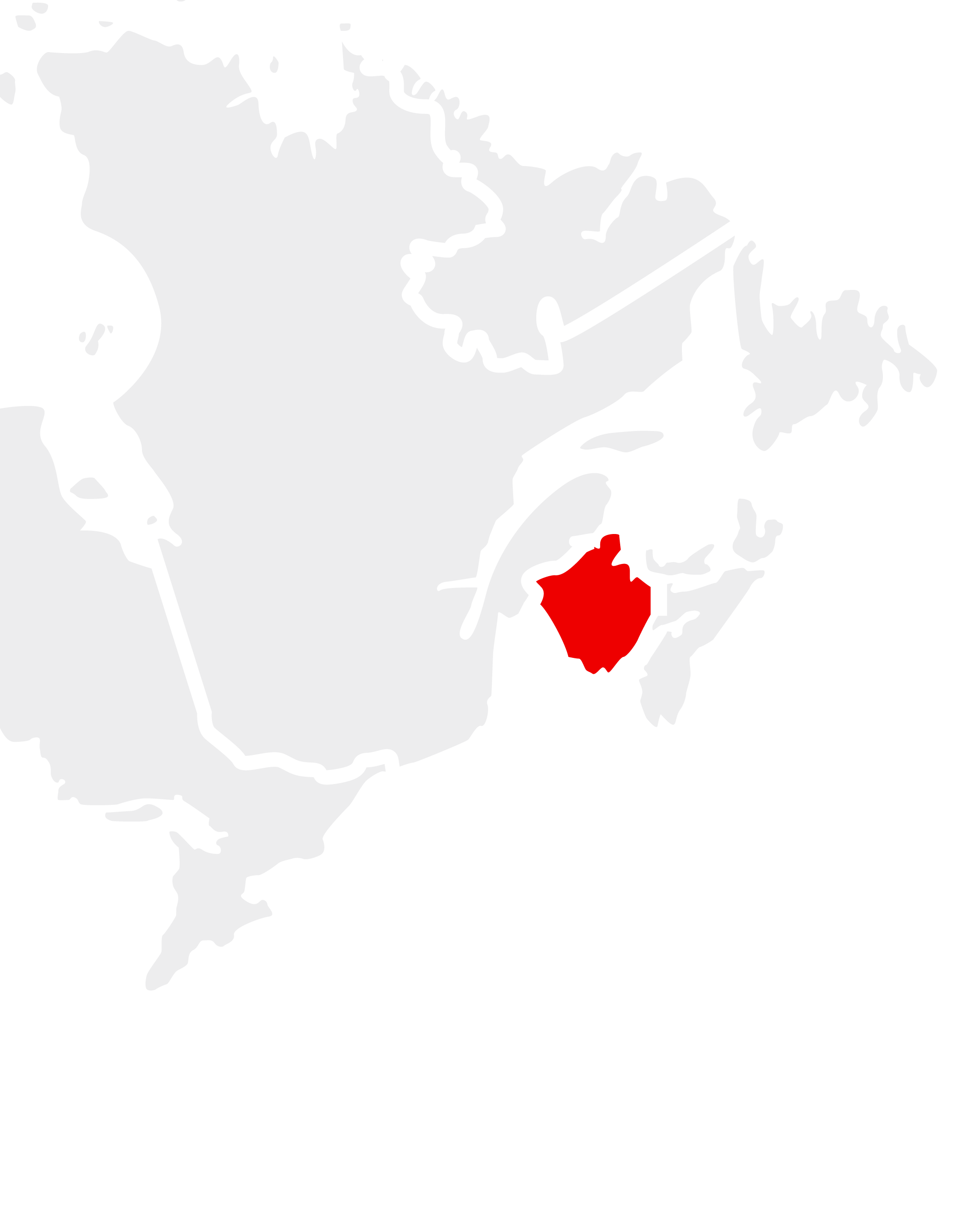 Le contour de la carte du Canada tracé en noir, avec la province du ...