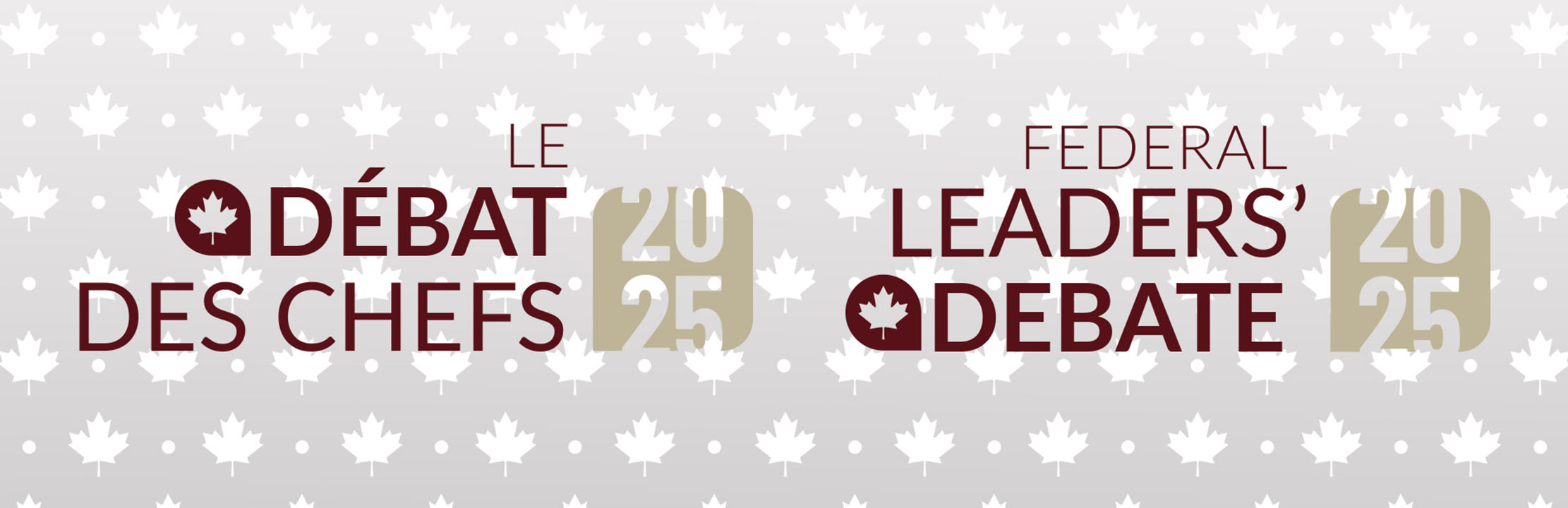 Themes and formats for the federal debates announced by producers