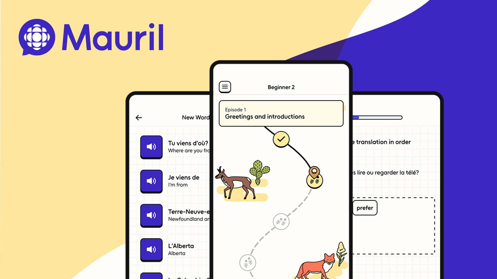 Improve your official language skills with Mauril