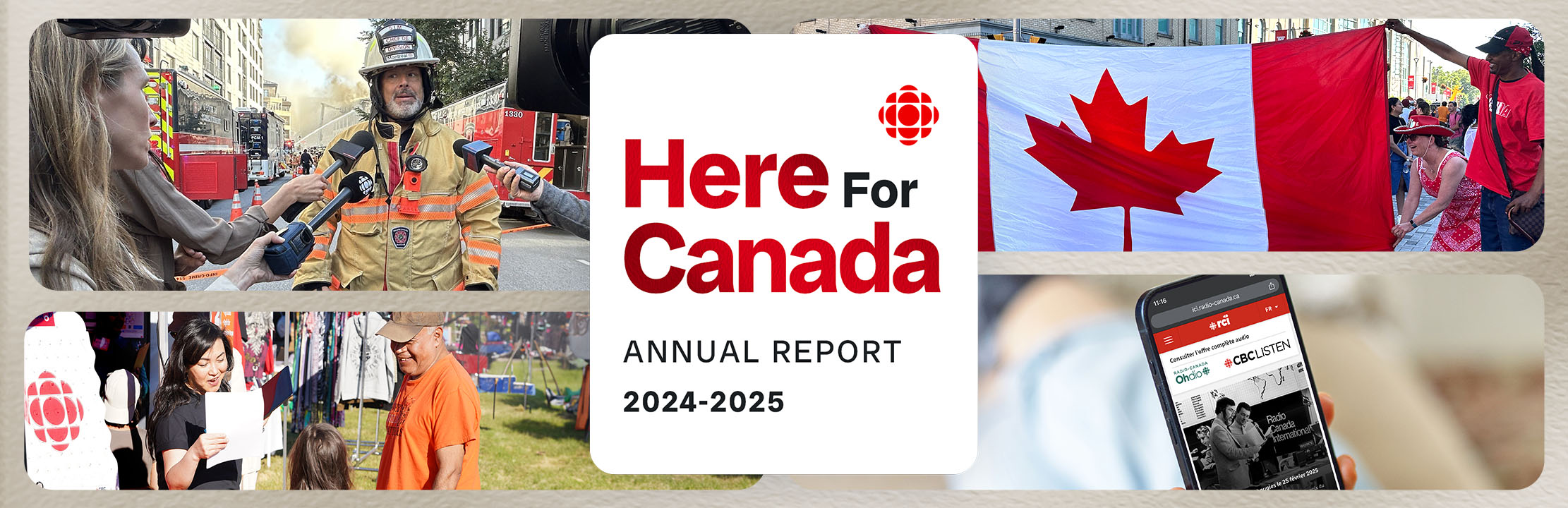 Go to page: CBC/Radio-Canada’s 2024–2025 annual report now available online