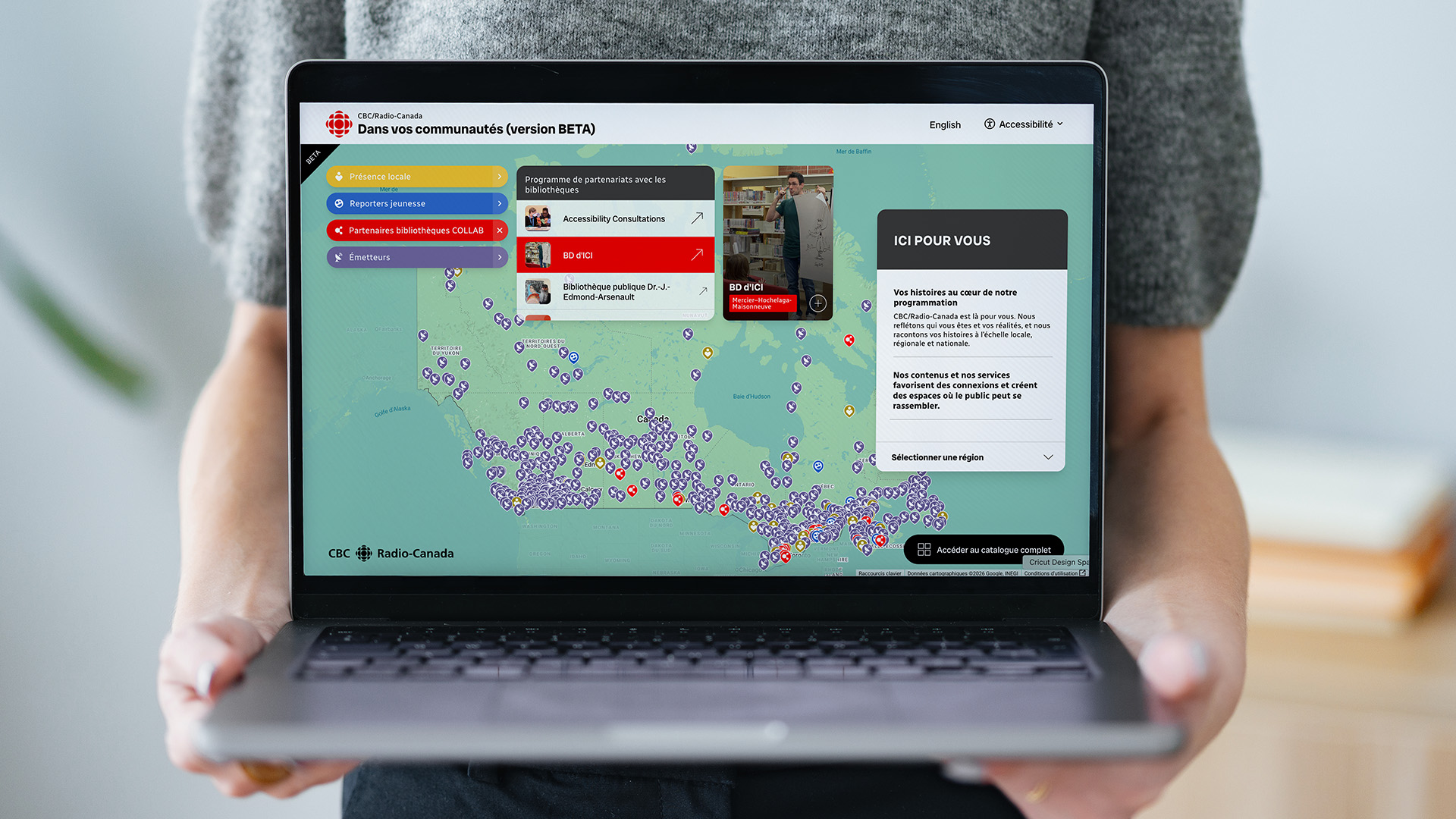 Notre présence cartographiée