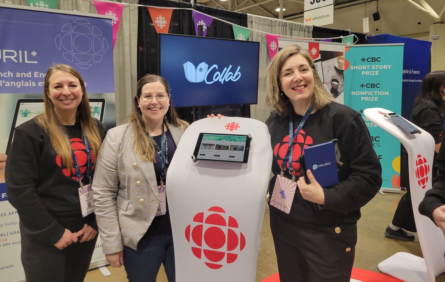 OLA Super Conference participants interacting with the CBC/Radio-Canada ...